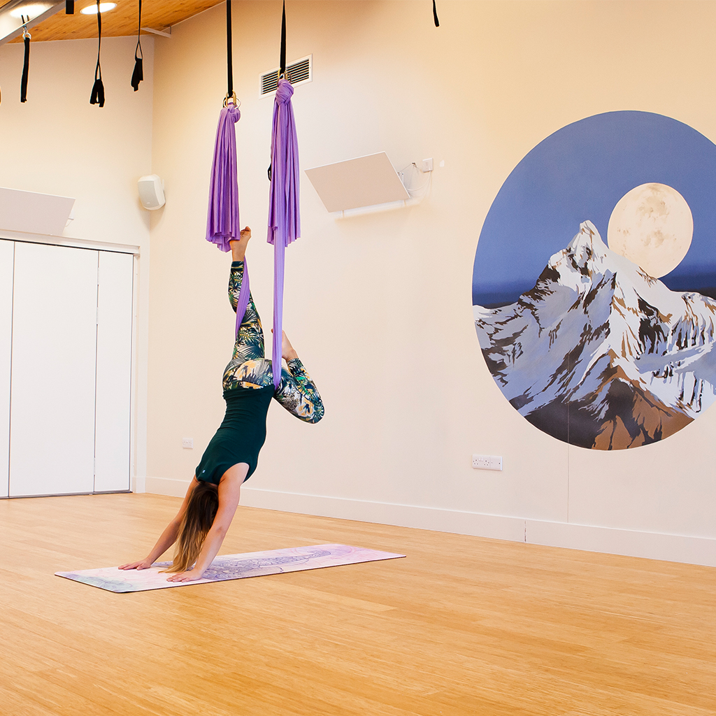 Aerial Yoga Studio Classes with Nicky - Wild Heart Yoga and Wellbeing